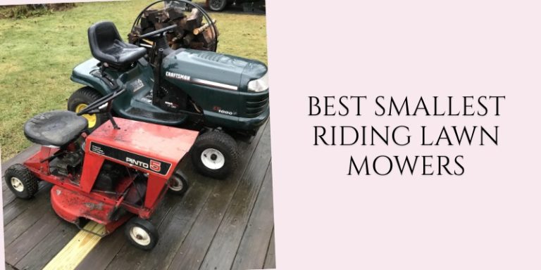 10 Best Smallest Riding Lawn Mowers In 2025 – Reviews And Guide ...